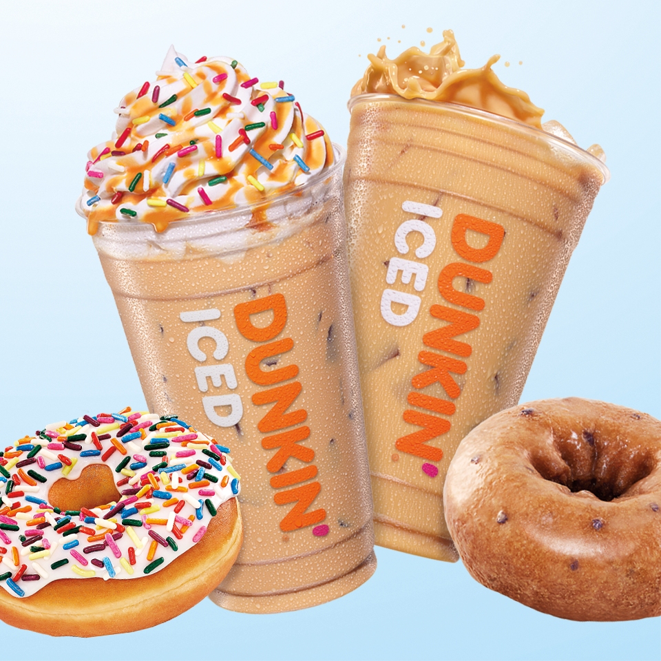 Dunkin donuts iced coffee menu store